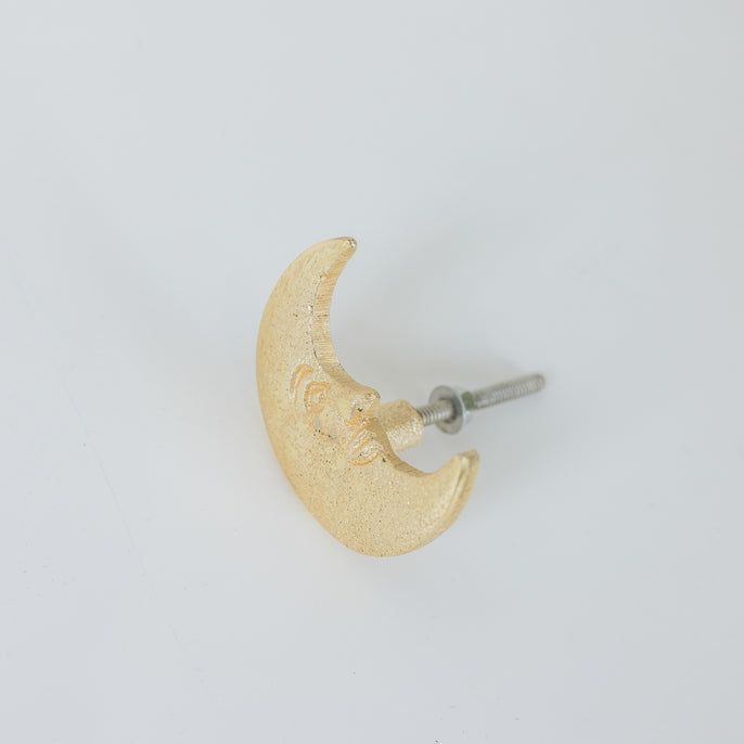 Gold Crescent Moon Drawer Knob – Melody Maison