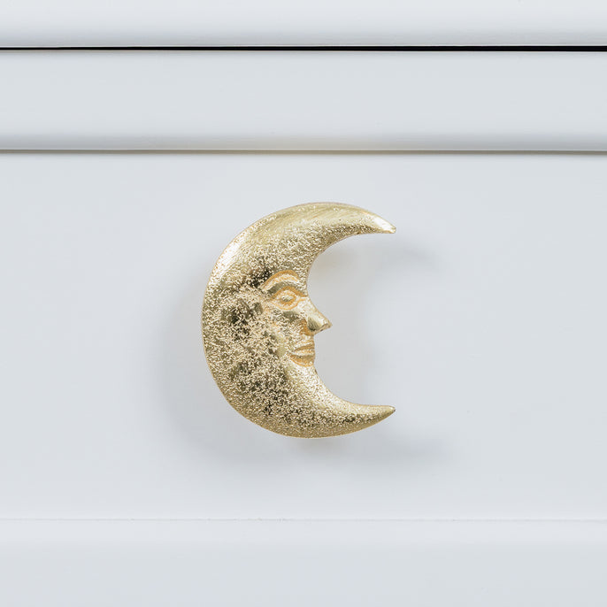 Gold Crescent Moon Drawer Knob – Melody Maison