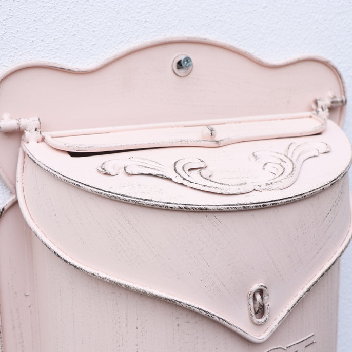 Wall Mounted Metal Light Pink Post Box – Melody Maison Ltd